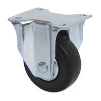 Feste Rolle mit Platte – Traglast 40 kg - Manutan.de