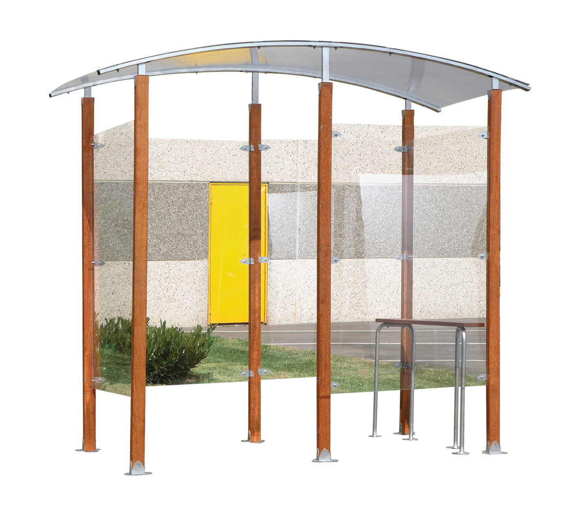 Raucherunterstand Design 2 m² - freistehend - Manutan.de