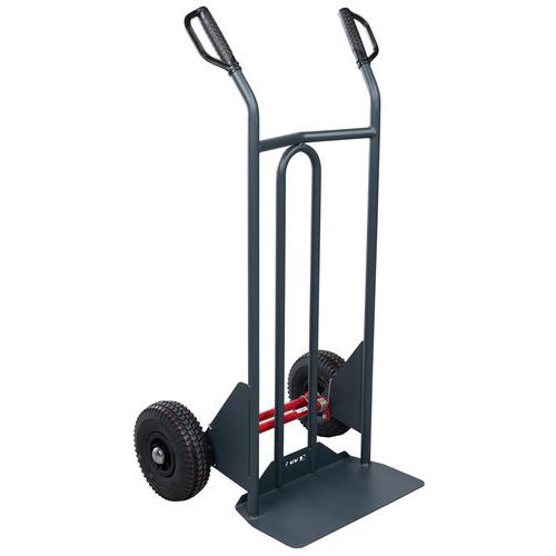 Ergonomische Karre mit Ankipphilfe 350 kg - Luftreifen - Manutan.de
