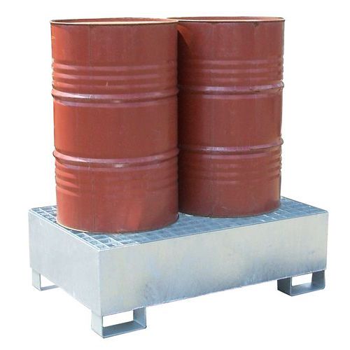 Auffangbehälter aus Stahl - 220 L - Sameto Technifil - Manutan.de