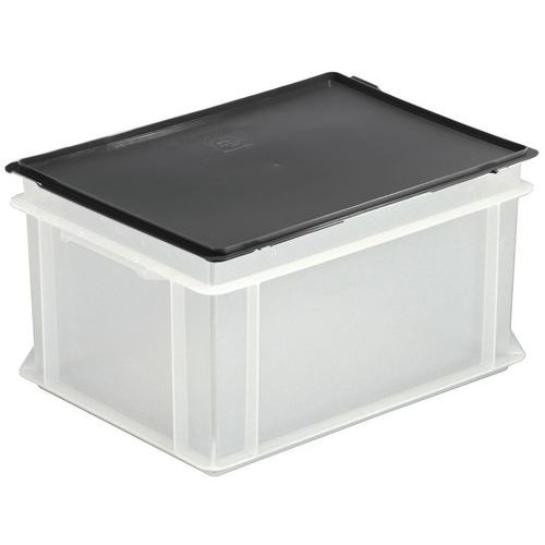 Behälter mit Deckel RAKO durchsichtig - 400x300 mm - 10 bis 40 L ...