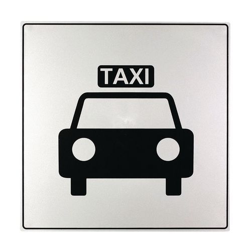 Piktogramm aus Polystyrol gemäß ISO 7001 - Taxi - Manutan.de
