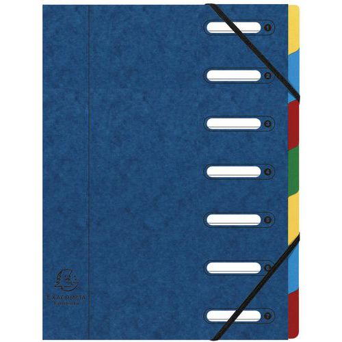 Sortierer mit Fenstern, 7 Fächer - verschiedene Farben - 8 Stück ...