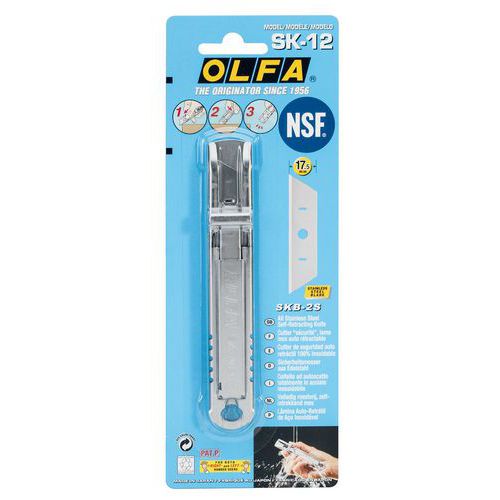 Beidhändiger Cutter OLFA „SK-12“ - Klinge 17,5 mm - Manutan.de