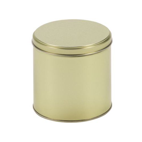 Runde Metalldose mit Stülpdeckel - Manutan.de