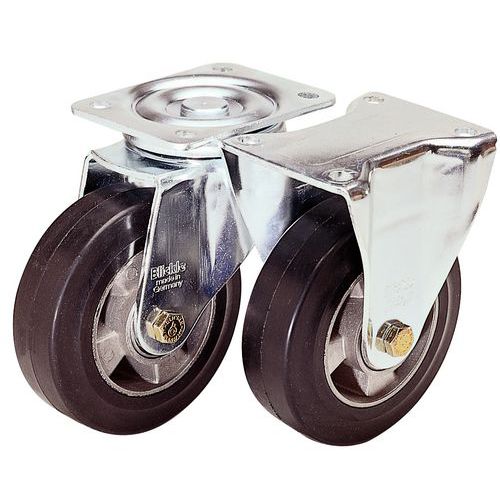 Feste Rolle mit Platte - Tragkraft von 180 bis 550 kg - Lange ...