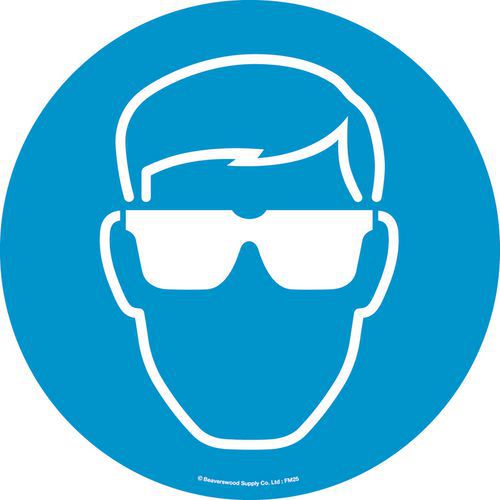 Runder Bodenaufkleber - PSA tragen - Manutan.de